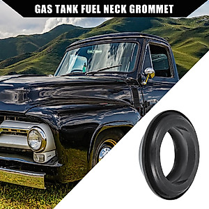 Hihaha F09-15165-115 Gas Tank Fuel Neck Grommet for Ford F-100 1957-1969 for F-250 1957-1969 / Rear Filler Neck Tube Rubber Grommet/Seal Rubber / 1Pcs Black