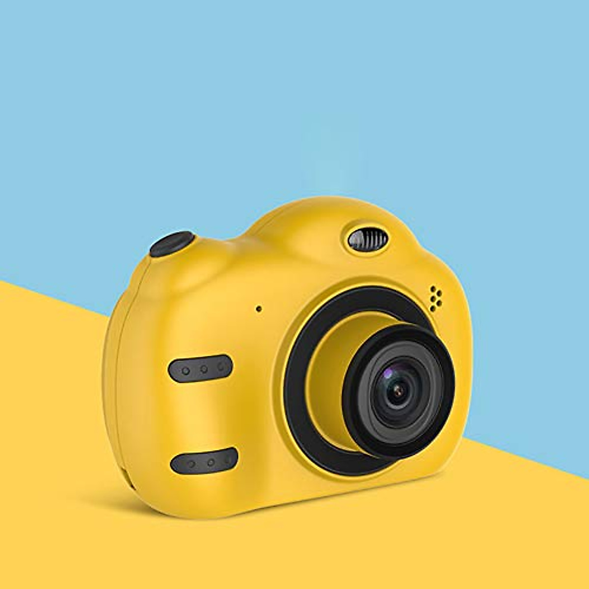 Mini Digital Camera Child Camera Toy Cartoon Video Recorder Can Shoot Camera 1080P 8MP Camera,Yellow,8GB