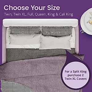 SafeRest CloudGuard - Full Size Hybrid Mattress Protector & Pad (Extra Padded) - 100% Waterproof Quilted Pillow Top Mattress Cover - Thick, Plush & Fitted Mattress Topper for Bed