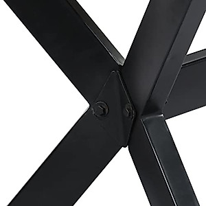 YPWRENH Cocktail Table Snack Table Dining Table White 47.2"x23.6"x29.5" Solid Mango Wood for Dining Room, Kitchen or Living Room