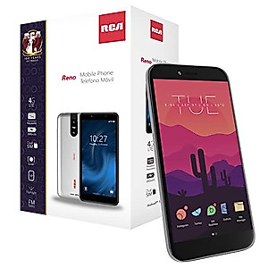 RCA Reno 16GB, Android 10, 4G LTE Unlocked Smartphone (Silver)