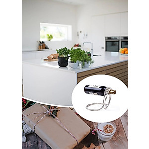 ANDGROPAND (White) Creative Artificial Pearl Necklace Floating Wine Rack Metal Wine Bottle Holder Wine Display Stand for Bars and Home Decoration