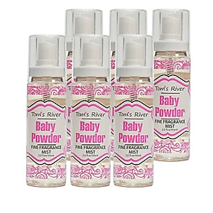 Infinix's Baby Fresh Powder Fine Fragrance Mist - 2 fl oz/60ml - Pack of 6, Body Spray for Women, Gentle and Long Lasting Perfume for Men & Women, for Daily Use, Summer Ready