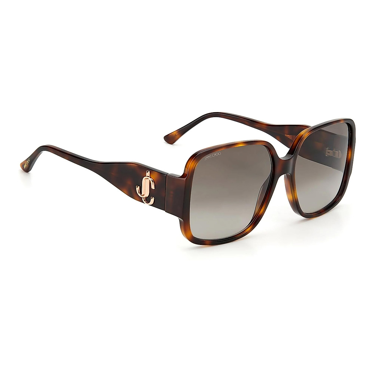 JIMMY CHOO Square Sunglasses Tara/S 086HA Havana 59mm