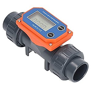 Water Flow Sensor, Digital Display Flowmeter 2.3-3.3V Sensitive Response for Swimming Pool