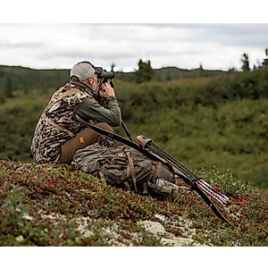 Alaska Guide Creations Hybrid with MAX Pocket | Compact Utility Bag with Mesh Side Pockets | Binocular Harness for Comfort and Quick Access (Realtree Edge)