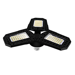 SOESFOUFU Workshop Folding Light LED Light Fixtures for Garage Motion Lights Outdoor Security Lights High Bay Lights Garage Lamps Deformable LED Garage LED Spot Lights Warehouse Light