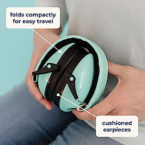 Sensory Basics Noise Reduction Headphones - Hearing Ear Protection for Kids & Teens - Kids Ear Protection Headphones - Kids Ear Muffs for Noise Reduction - Sensory Headphones for Ages 3+ - Sunrise