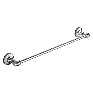 Towel BAR Rack Towel Rack Single Towel Storage Rack Towel Bar Polished Copper Chrome Finish Towel Rod,Wall Mounted Towel Shelf for Bathroom or Kitchen Bathroom Hardware/80Cm (Size : 80Cm)