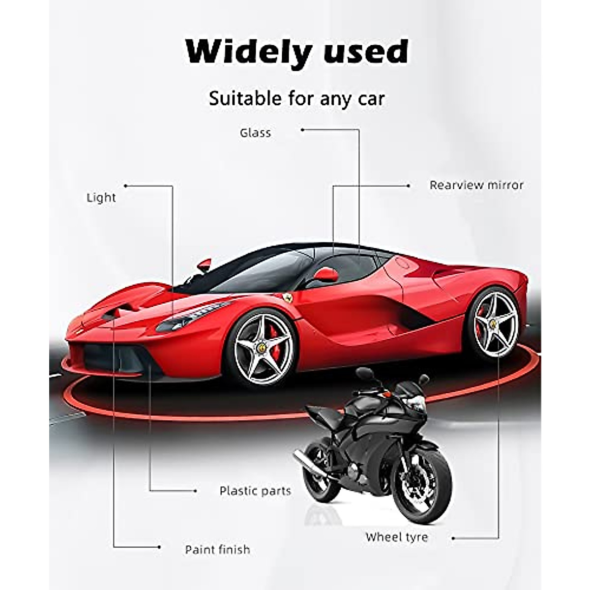 RIOUSERY Ceramic Coating for Cars, 10.2 Oz Car Wax Polish Spray Waterless Car Wash & Car Polish & Wax, The Ultimate Nano Ceramic Spray Protection for Car, Boat & Motorcycle for Easy Use