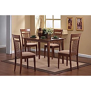 Coaster Home Furnishings CO-150430 5 Pc Dining Set, Chestnut