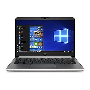 HP 14-Inch Laptop, Intel Core i3-8145U Processor, 4 GB SDRAM, 128 GB Solid-State Drive, Windows 10 Home in S Mode (14-df1020nr, Natural Silver)