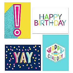 Hallmark Birthday Cards Assortment, Happy Cake Day (48 Cards with Envelopes)