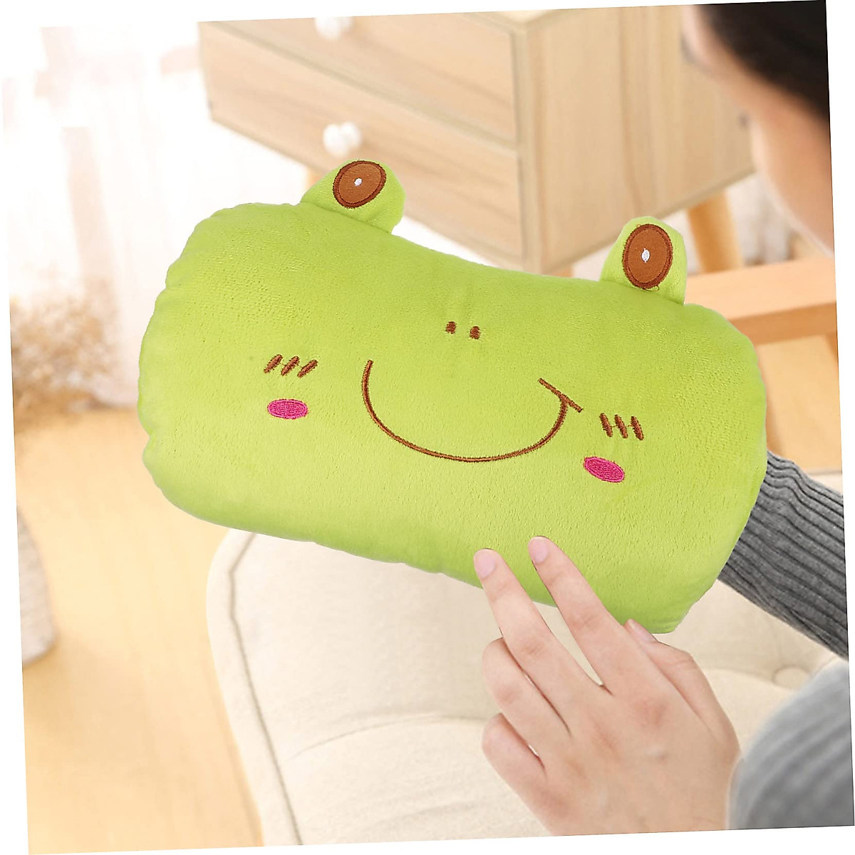 Veemoon 1pc Hand Warm Pillow Cartoon Hand Warmer Pillow Fluffy Hand Warmer Hand Muff Cushion Winter Hand Warmers Winter Hugging Pillow Warm Hand Cushion Multifunction Padding Plush