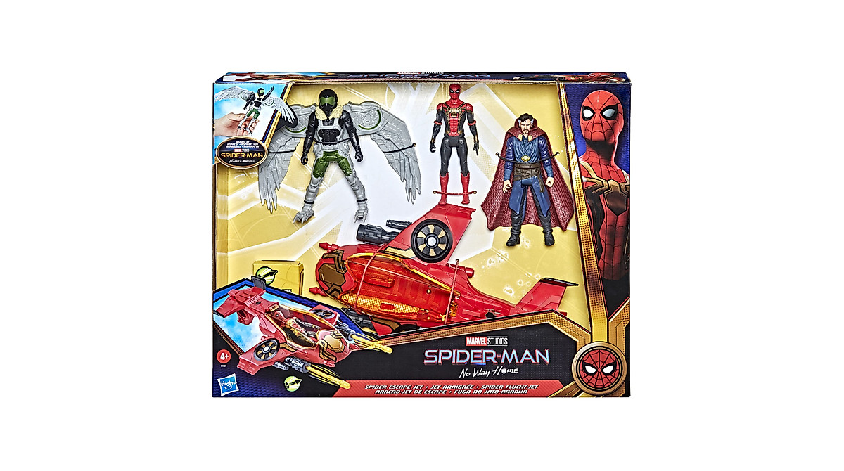 Spider-Man Escape Jet with 3 Action Figures | Marvel Toys
