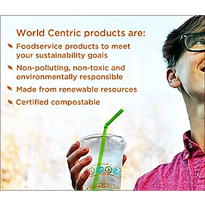 World Centric - Compostable Cold Cups, 12 Ounce - 100 Count