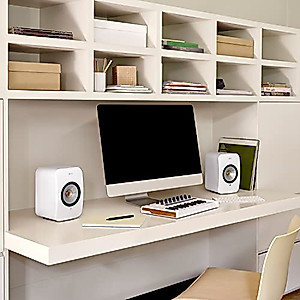 KEF LSX II Wireless HiFi Speaker System (Mineral White)