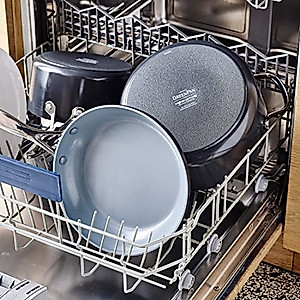 GreenPan Valencia Pro Hard Anodized Healthy Ceramic Nonstick 12" Wok, PFAS-Free, Induction, Dishwasher Safe, Oven Safe, Gray