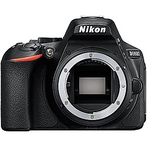 Nikon D5600 24 MP DX-Format Full HD 1080p Digital SLR Camera Body 1575B - Black (Renewed)