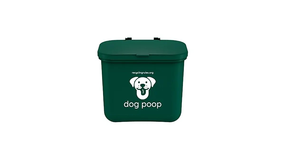 Recycling Rules Hanging Wastebasket for Dog Poop in Green — 🛍️ The ...