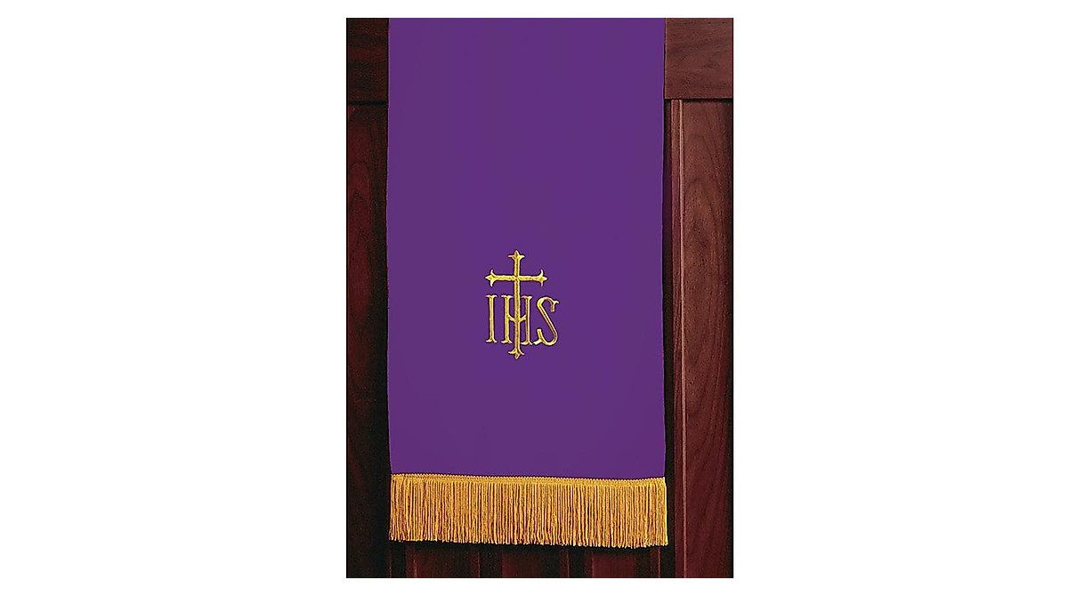 Murphy Robes Reversible Pulpit Scarf | Green & Purple Religious Banner