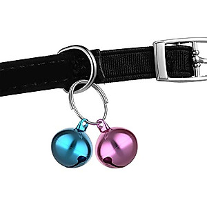 Outus 24 Sets of Cat Bells for Cat and Dog Collar Loud Pendant Pet Cat and Dog Bell Pet Pendant Accessories (Mixed Color)