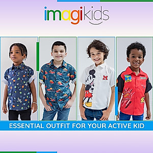 Disney Pixar Toy Story Buzz Lightyear Little Boys Button Down Dress Shirt 6