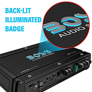 BOSS Audio Systems OX2.600 2 Channel Car Amplifier – 600 Watts, Full Range, Class A/B, 2-8 Ohm Stable, MOSFET Power Supply, Bridgeable
