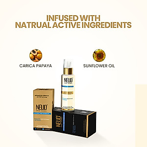 NEUD Natural Hair Inhibitor for Permanent Reduction of Unwanted Body & Facial Hair in Men & Women - Pack of 1