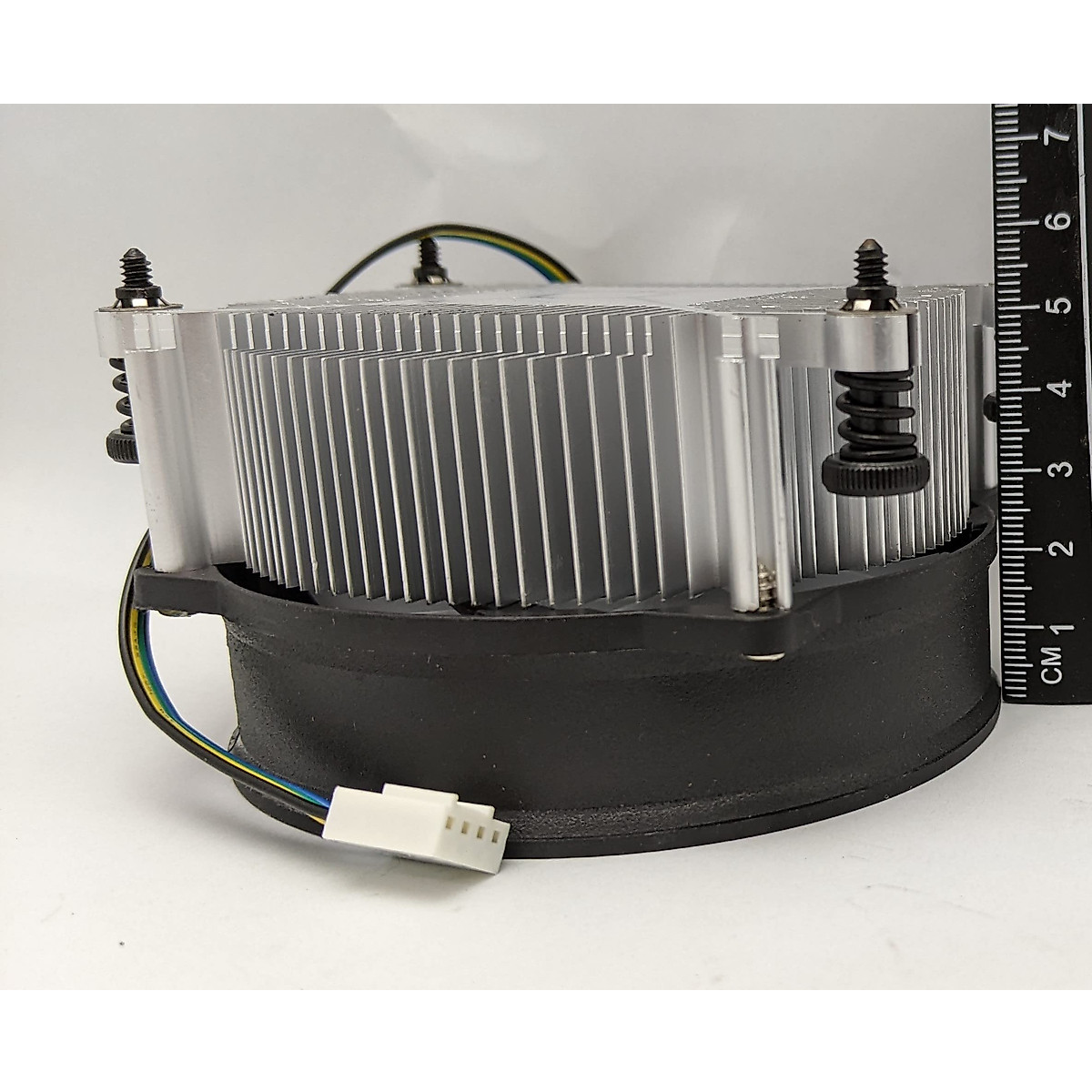 HIGH POWER BlueAM4 Blue LED Light CPU Air Cooler with Aluminum Heatsink & 95mm PWM Cooling Fan for AMD Ryzen 5,7,9 Processor/Socket AM4 / AM5 PC Motherboard