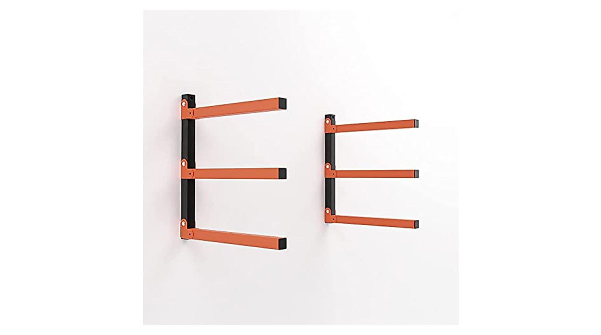 TORACK Lumber Storage Rack - Heavy-Duty Wall Organizer