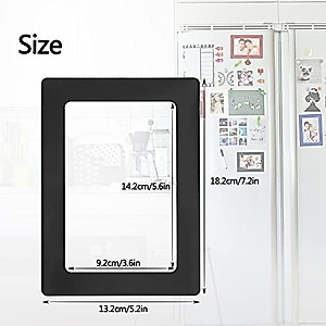 FYY Picture Frame 4x6, 5 Pack Magnetic Photo Frames for Refrigerator, Magnetic Picture Frames suitable for Fridge, Dishwasher, Locker and Office Cabinet, Horizontally or Vertically