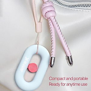 Ceramic Box Cutter – Portable Manual Retractable Safety Cutter with Lockable Position, Rounded Tip Safety Blade, Built-in Magnet for Easy Storage (Pink, 1 PCS)