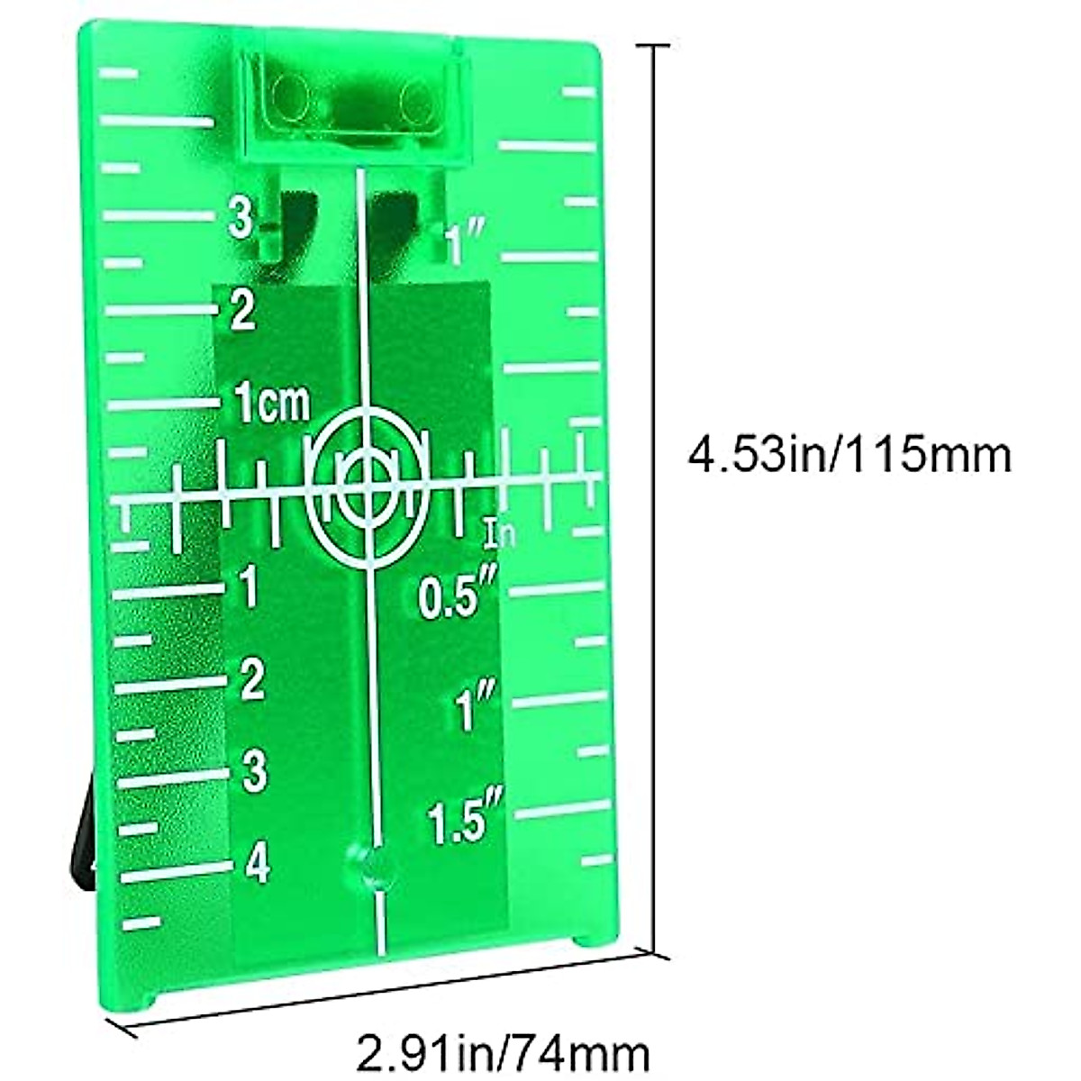 Reflective Target Canada Magnetic Laser Target Plate (Target Plate With Stand for Green Laser), 4inch x 3inch
