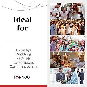 PARNOO Beer Glasses Set of 4 - Freezable 18 oz Glass Beer Mug Made for Cold Beverages - German-Style Beer Stein Mug for Homes, Pubs, Restaurants & More - Dishwasher-Friendly Beer Mugs With Handles