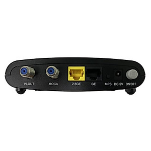 Translite Global MoCA 2.5 with 2 Ethernet Ports - Ethernet Over Coaxial Adapter | 1 x 2.5 Gbps Ethernet Port + 1 x 1 Gbps Ethernet Port | Model: TL-MC85