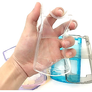 Clear Crystal Shell Soft TPU Case Protective Cover for Gameboy Color GBC Console (Clear)