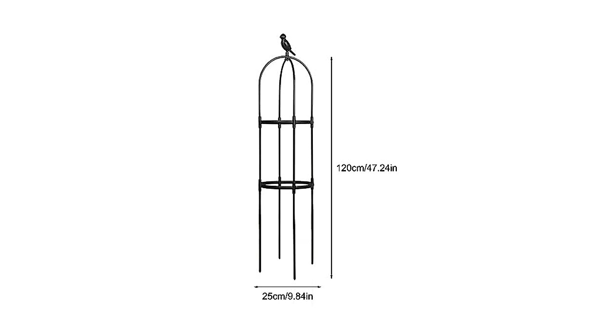 Climbing Vine Rack Rose Trellis Outdoor 120cm Home for Garden Balcony ...