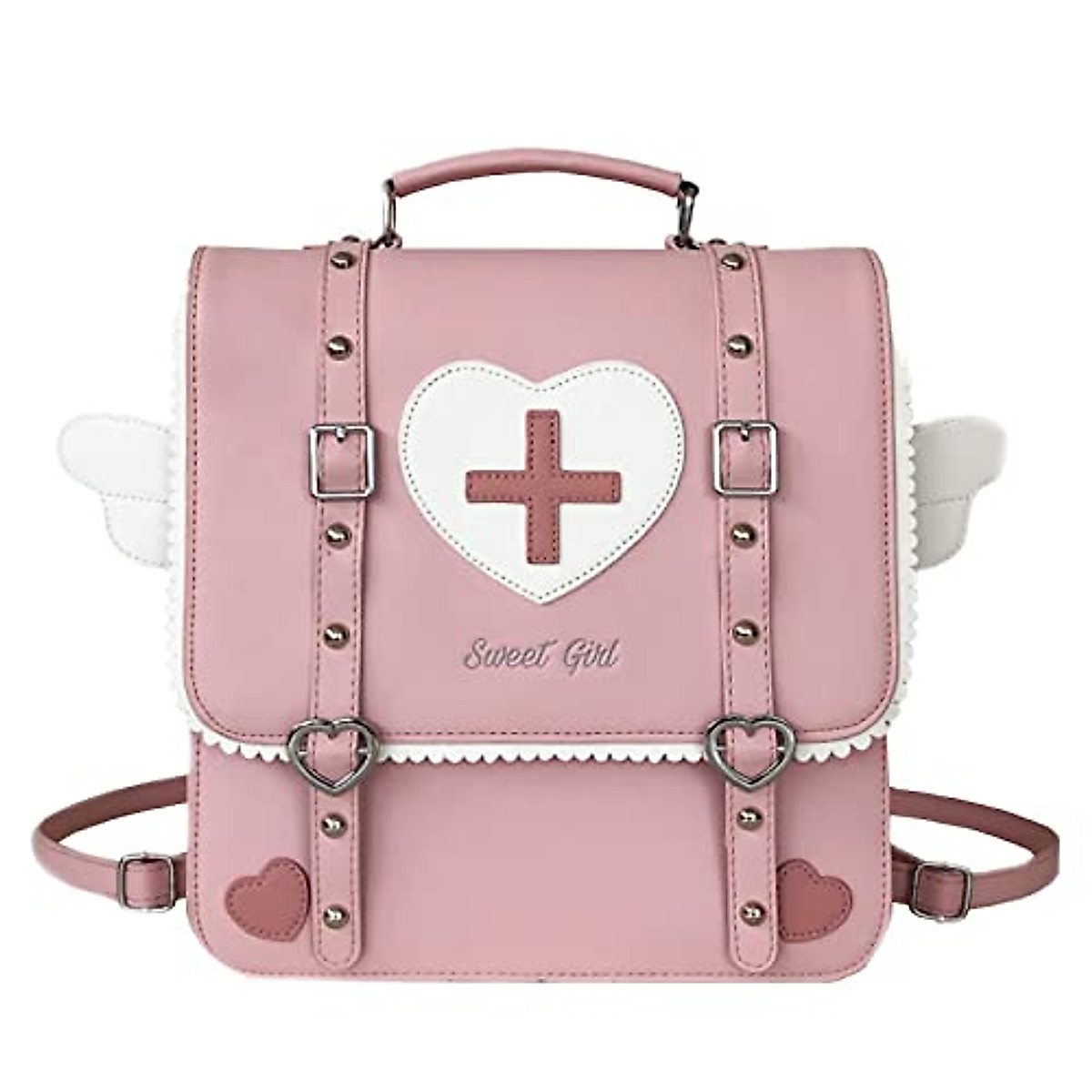 AIVYNA Kawaii Mini School Backpack 12.2'' Waterproof Cute Small Bookbag for Teen Girls, Pink