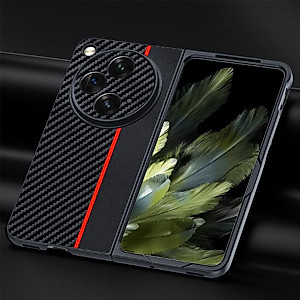 GLIART for OnePlus Open Case, Premium Leather Slim Thin Anti-Drop Protective Case, for OnePlus Open Fold Flip Ultra-Thin Phone Case with Lens Protector (for OPPOFindN,Green)