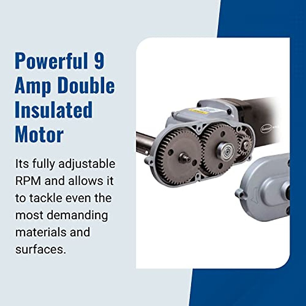 Eastwood Contour SCT Surface Conditioning Tool | Drum Machine Grinder, Sander, Buffer, Polisher Tool | 6 Speed 9 AMP 3700 RPM Motor Power Rotary Tools