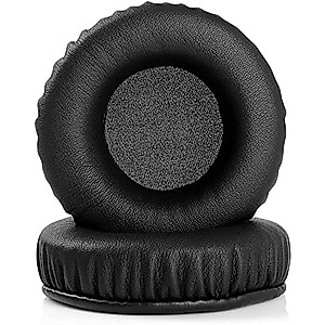 Replacement Earpads Cushions Ear Pads Cover Memory Foam Compatible with Sony MDR-NC6 MDR-NC7 AKG K518 K518DJ K518LE K81Headphones (75mm)