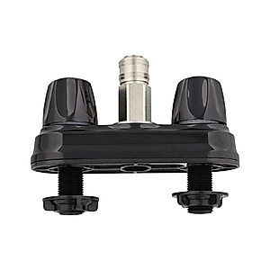 Empire Faucets RV Outside Shower Valve Kit - 4 Inch Quick Connect Valve and RV Outdoor Shower Faucet in Black