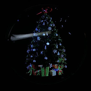 3D Holographic Projector, 32cm Desktop LED 3D Hologram Fan Advertising Display Projector, Support Mobile APP, for Shop, Bar, Advertising Display