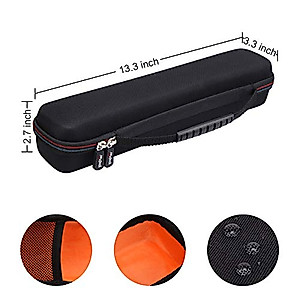 Mchoi Portable EVA Travel Case for Brother DS-740D/DS-640/Doxie Go SE Wi-Fi Scanner,Case Only