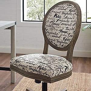 Linon Tess Office Chair Tan