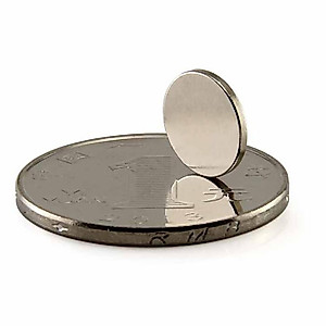 wotoy 60 Pieces 10 x 1mm DIY Personalized Refrigerators Magnets for Fridge Door Whiteboard Map Bulletin Boards