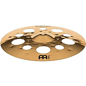 Meinl 18" Trash Crash Cymbal with Holes - Classics Custom Brilliant - Made in Germany, 2-YEAR WARRANTY (CC18TRC-B)