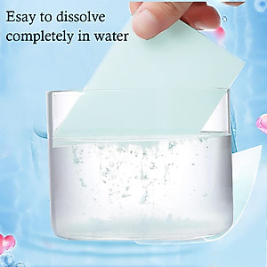 Enyur Floor Cleaner Sheets for Mopping Ultra-Concentrated Floor Sheets - Dissolves Instantly in Water Multi-Surface Cleaner for Non Stubborn Stains, Portable box 32 Sheets