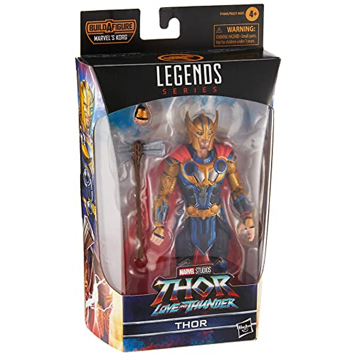 Marvel Legends Series Thor: Love and Thunder Thor Action Figure 6-inch Collectible Toy, 3 Accessories